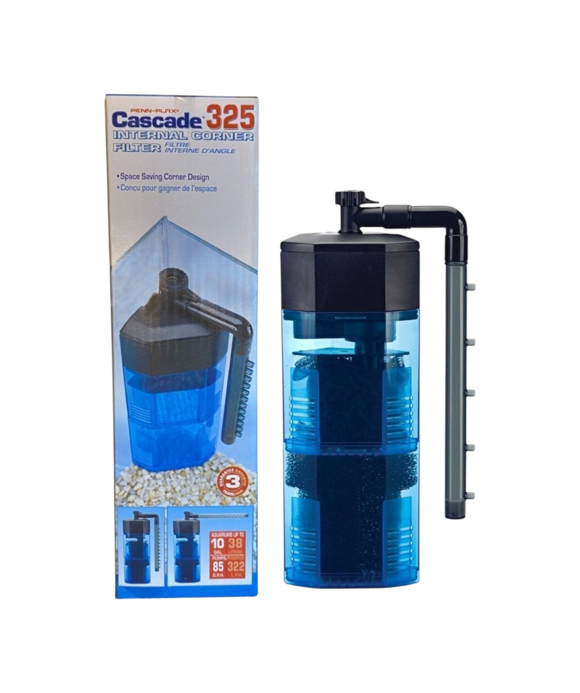 Penn Plax Cascade CIF20/325 Internal Corner Filter Part# CIF20 – Aqua ...